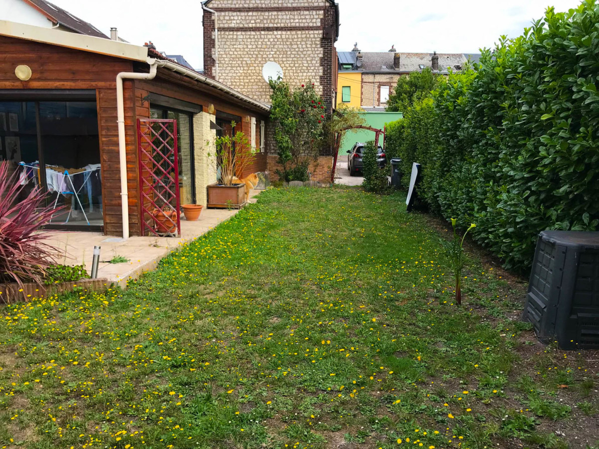 Aménagement d'un jardin avec terrasse bois à Rouen (76000) - Place Au ...